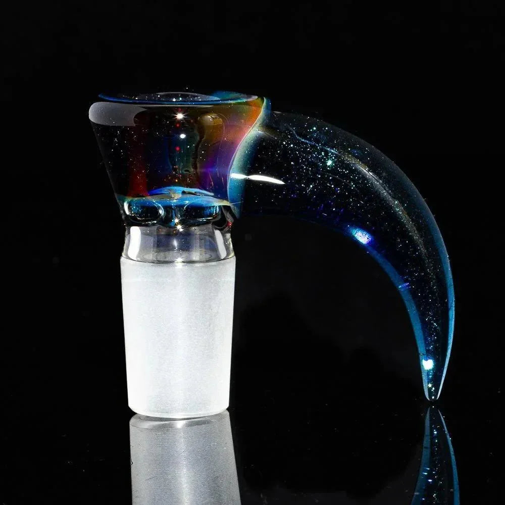 Kenta Kito - 18mm Dark Amber Purple w/ Blue Stardust 4 Hole Slide – Stoked CT