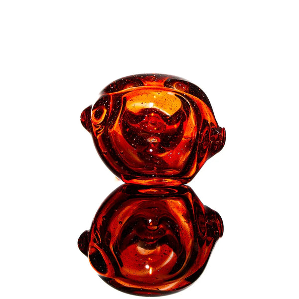 Freeways Glass Art - Red Blizzard Spoon – Stoked CT