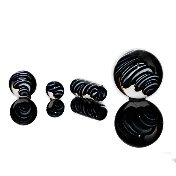 KNW Glass - Black & White Slurper Set – Stoked CT