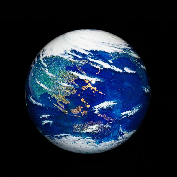 Geoffrey Beetem - Large New Earth Marble – Stoked Progressive Smoke ...