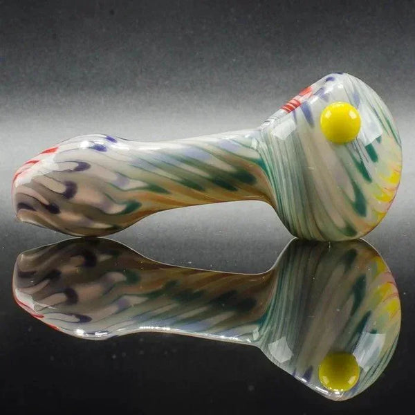 Hot Mess Glass - Light Rainbow Spoon – Stoked Progressive Smoke Shop ...